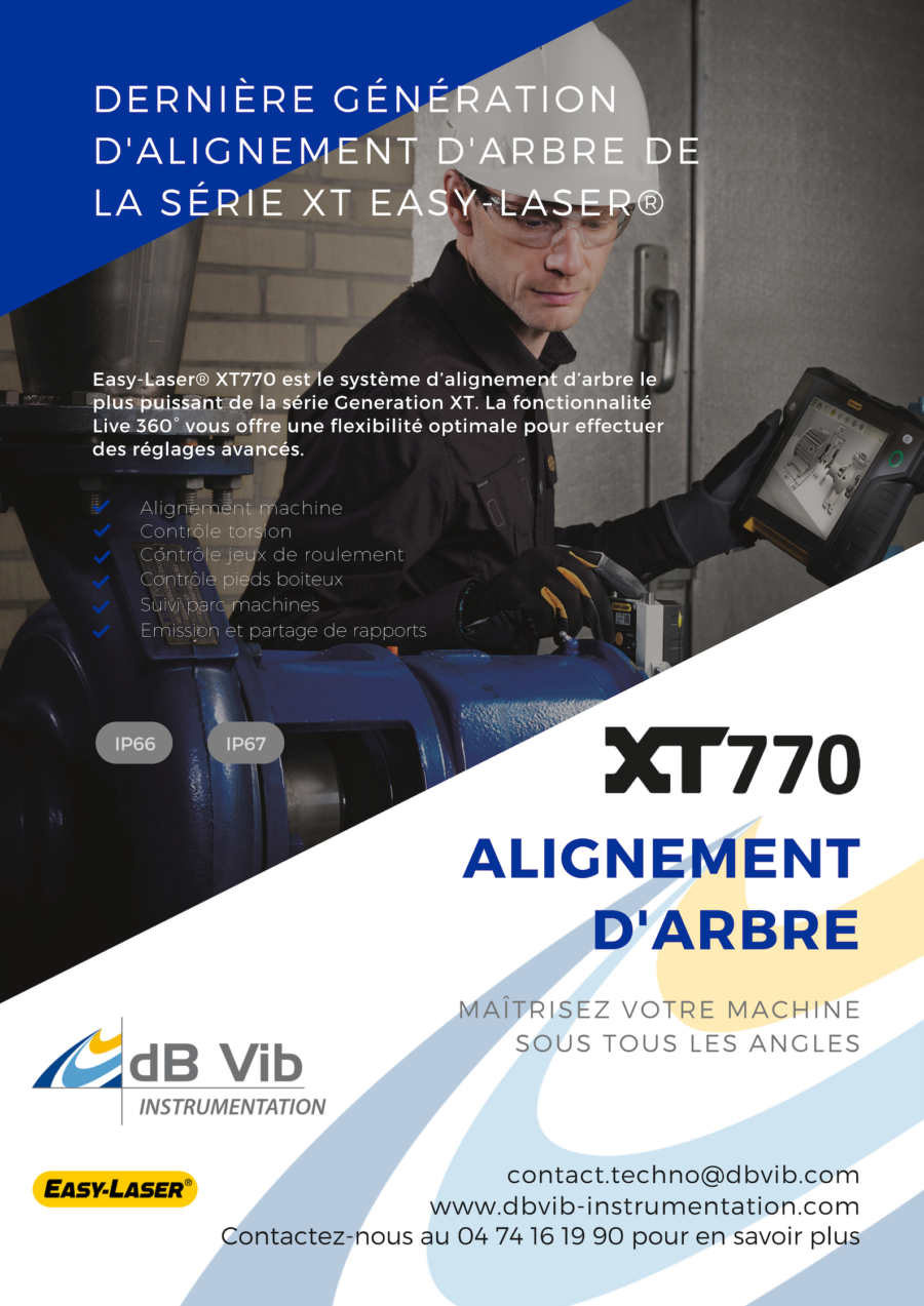 Système alignement d'arbre Easy-laser XT770 - conforme IP66 et IP67