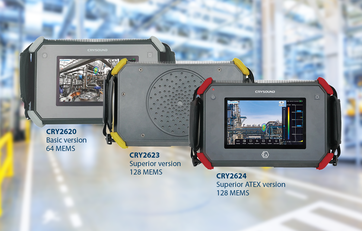 Caméra acoustique ultrasonore CRY2623 - dB Vib Instrumentation